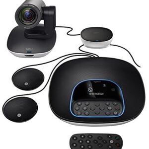 Logitech Group Video Conferencing Bundle with Expansion Mics for Big Meeting Rooms (Renewed)