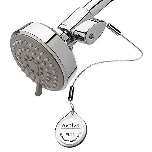 Evolve Multifunction Shower Head + ShowerStart TSV – Water and Energy Savings Without Sacrifice, Model: EV3021-CP150-SB