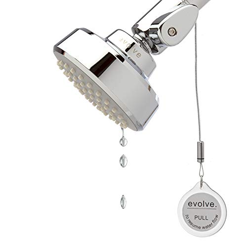 Evolve Multifunction Shower Head + ShowerStart TSV – Water and Energy Savings Without Sacrifice, Model: EV3021-CP150-SB