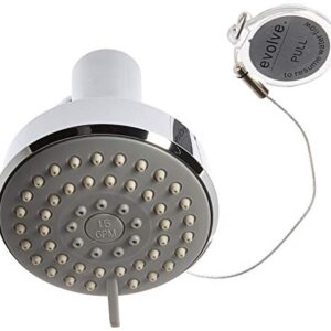 Evolve Multifunction Shower Head + ShowerStart TSV – Water and Energy Savings Without Sacrifice, Model: EV3021-CP150-SB