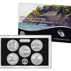 2018 S America The Beautiful 2018 National Park Silver Quarters ATB 5 Silver Deep Cameo's Proof