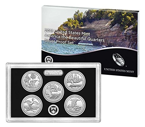 2018 S America The Beautiful 2018 National Park Silver Quarters ATB 5 Silver Deep Cameo's Proof