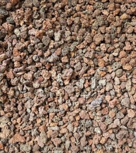 2 gal. 3/8" horticultural red lava for cactus & succulent, bonsai tree soil mix and top dressing - medium grain