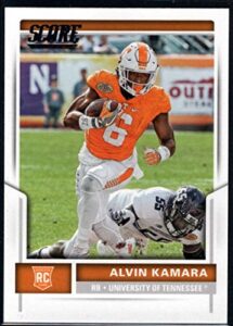 2017 panini score football rookies rc #375 alvin kamara