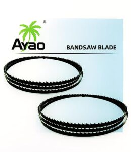 ayao, ayao 80-inch x 1/4-inch x 14tpi band saw blade, 2-pack