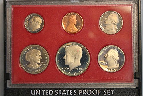 1980 S -1989 US Mint Set Clad Proof Set Run 52 coins