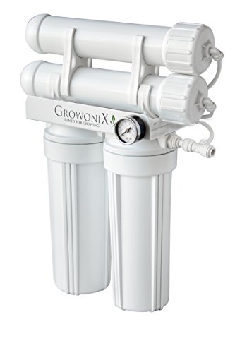 GROWONIX EX400 400 Gallon Per Day Reverse Osmosis System Ultra High Flow Rate Water Purification Filter for Hydroponics Gardening Growing Drinking H20 Coffee Point of use On Demand Purifier