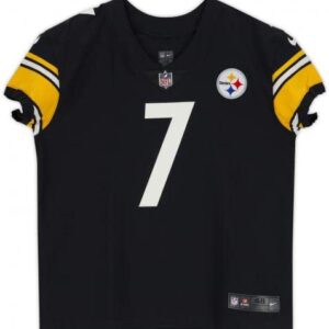 Ben Roethlisberger Pittsburgh Steelers Autographed Nike Black Elite Jersey - Autographed NFL Jerseys