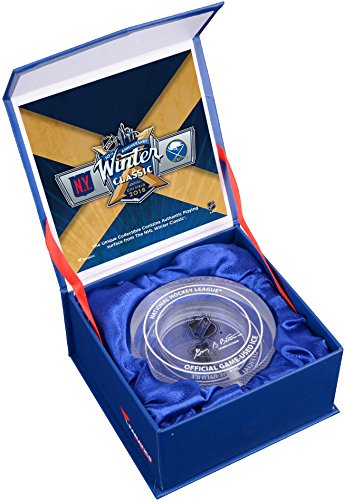 2018 NHL Winter Classic New York Rangers vs. Buffalo Sabres Crystal Puck - Filled With Ice From The 2018 Winter Classic - Other Game Used NHL Items