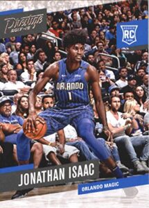 2017-18 panini prestige #156 jonathan isaac orlando magic rookie