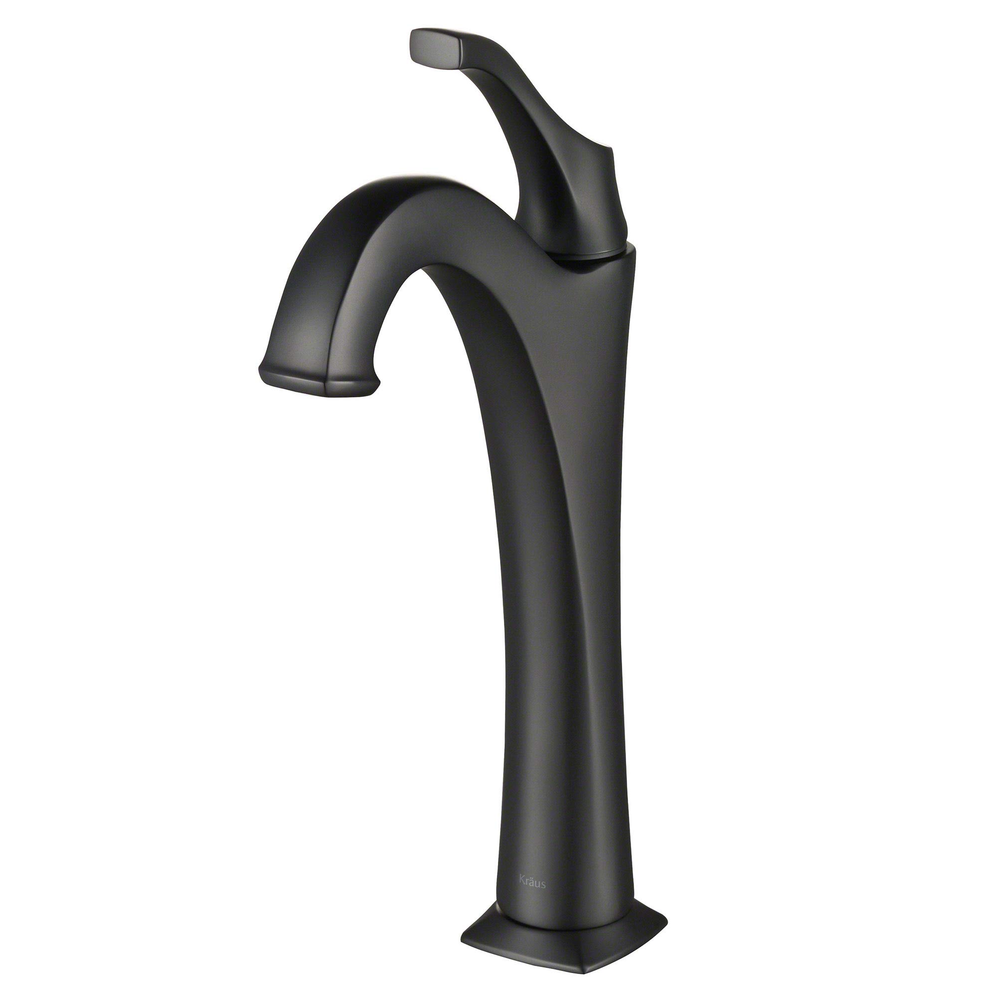 Kraus KVF-1200MB Arlo Bathroom Faucet, Matte Black