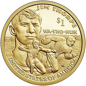 2018 S Native American Dollar Proof $1 Jim Thorpe $1 US Mint Proof