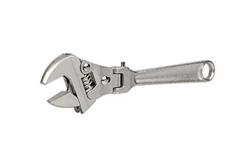 GETUHAND Flexhead Adjustable Wrench 8", Flex Ratcheting Wrench with 180 Degree Rotating Head