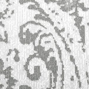 Home Dynamix Nicole Miller Patio Sofia Juniper Indoor/Outdoor Area Rug 7'9"x10'2", 4151-123, Distressed Damask Ivory/Gray Juniper