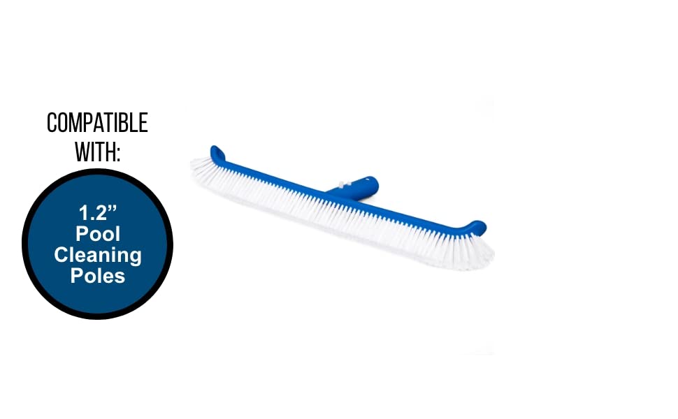 Bestway Flowclear 20" AquaBroom Pool Broom Head | Cleans Pool Walls and Floor