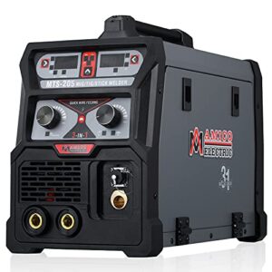 MTS-205 205 Amp MIG/TIG-Torch/Stick Arc Combo Welder, Weld Aluminum(MIG) 110/230V Dual Voltage Welding New