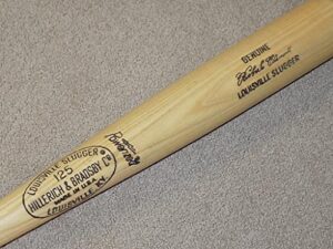 roberto clemente h&b game bat pittsburgh pirates psa dna his last bat 12/12/72 - mlb game used bats