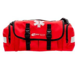 MFASCO - First Aid Kit - Complete Emergency Response Trauma Bag - for Natural Disasters - Red