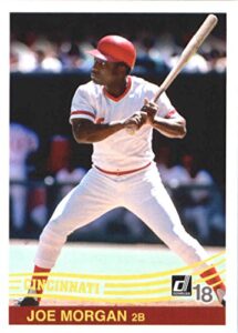 2018 donruss #232 joe morgan cincinnati reds retro 1984 baseball card