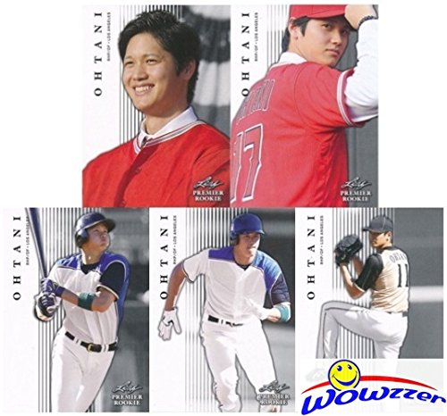 SHOHEI OHTANI 2018 Leaf Premier Rookie EXCLUSIVE FIVE(5) Card ROOKIE Set Los Angeles Angels! Special Limited Edition MINT ROOKIE Set of Japan’s Babe Ruth! Shipped in Ultra Pro Top Loaders! WOWZZER!