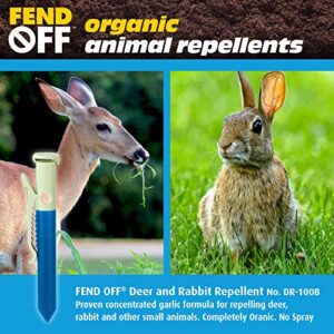 Luster Leaf Fend Off Organic Repellent, 100 pack, Deer and Rabbit