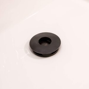 Keeney K820-76BRZ Universal Push Button Bathroom Sink Drain Without Overflow - Oil Rubbed Bronze