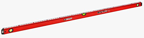 Kapro - 770 Exodus Professional Box Level - 72 Inches - With 45° Vial & Ruler - For Leveling, Measuring, Marking, and Cutting - Features 3 Vials, Precise Straightedge, and Wall-Grip