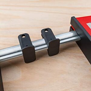 BESSEY KRE3512, 12 In., Parallel Clamp, K Body REVO Series - 1700 lbs Nominal Clamping Force , Spreader, and Woodworking Accessories - Clamps and Tools for Woodworking, Cabinetry, Case Work