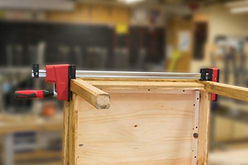 BESSEY KRE3512, 12 In., Parallel Clamp, K Body REVO Series - 1700 lbs Nominal Clamping Force , Spreader, and Woodworking Accessories - Clamps and Tools for Woodworking, Cabinetry, Case Work