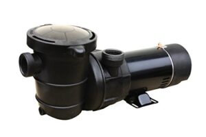 flowxtreme ne4516 pro ii above ground pool pump 2-speed, 5280-2400 gph/1/0.39hp, black