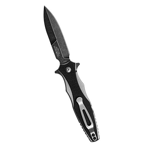 Kershaw Decimus Pocket Knife, 3.24" 8Cr13MoV Steel Spear Point Single Edge Blade, Assisted Opening