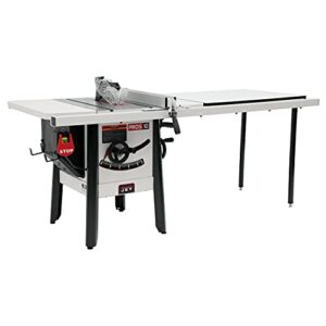 jet jps-10 proshop ii 10-inch table saw with steel wings, 52-inch rip, 1-3/4hp, 1ph 115v (725005k)