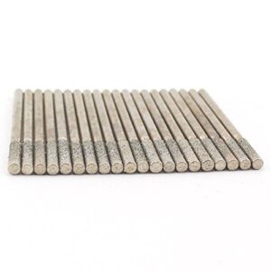 ILOVETOOL 2.5mm Diamond Drill Bits Tools for Jewelry Making Gem Stone Pack of 20Pcs