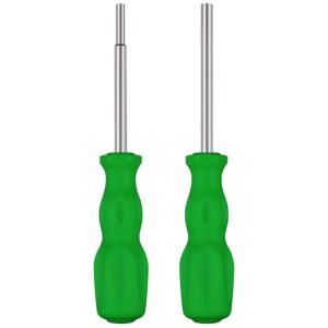 gamebit screwdriver set, security screwdriver bit set 3.8mm and 4.5mm security screwdriver bits perfect fit for virtual boy, opening nintendo, sega consoles and game cartridges - green