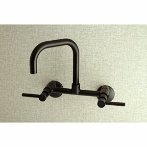 Kingston Brass KS813MB Concord Kitchen Faucet, 6-11/16" in Spout Reach, Matte Black