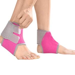 Ankle Brace Support for Kids, Breathable Adjustable Compression Ankle Tendo Foot Support Sleeve Stable Wraps Guard for Running Basketball Ankle Sprain Injuries Relief Joint Pain