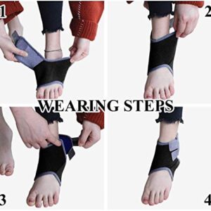 Ankle Brace Support for Kids, Breathable Adjustable Compression Ankle Tendo Foot Support Sleeve Stable Wraps Guard for Running Basketball Ankle Sprain Injuries Relief Joint Pain