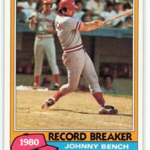 1981 Topps #201 Johnny Bench RB NM-MT Cincinnati Reds Baseball