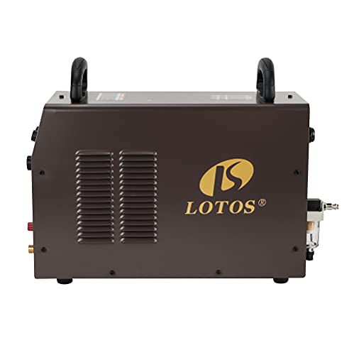 Lotos LTP8000 80 A Plasma Cutter with Pilot ARC Metal Cutter, 1 inch Clean Cut, Brown