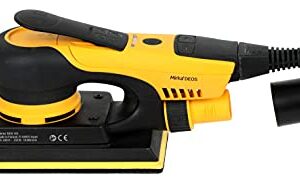 Mirka DEOS Direct Electric Orbital Sander Tool 383XCV / 2.75 inch x 8 inch / 3mm orbit/Dust-free Sanding / MID3830201US,Yellow/Black