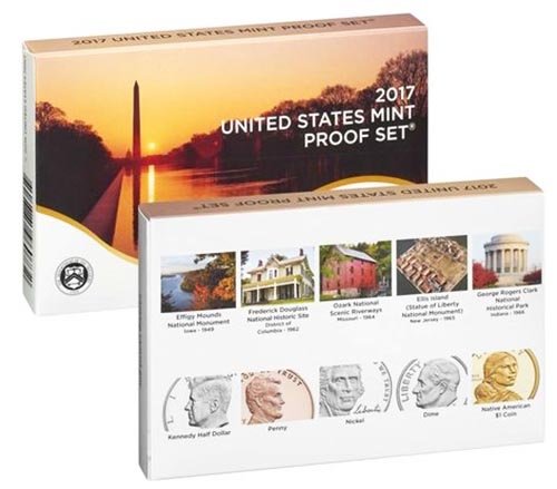 2017 S Clad Proof Set Brilliant Uncirculated