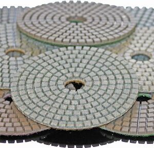 Stadea 4" PPW135B Diamond Polishing Pads Grit 3000 Wet for Concrete Travertine Marble Terrazzo Glass Granite Stone Polishing, Pack of 2