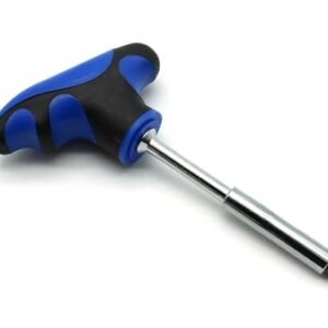 TEMO 1/4 Inch T-Handle Hex Bit Holder Screwdriver, 5 Inch Long