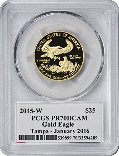 2015-W $25 American Gold Eagle PR70DCAM PCGS (Florida Label)