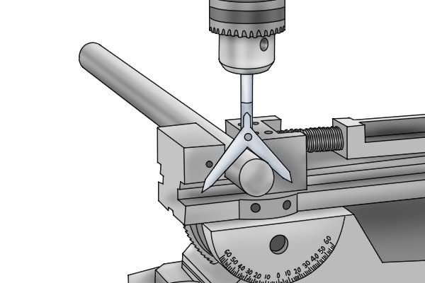 ROUND BAR CENTER FINDER