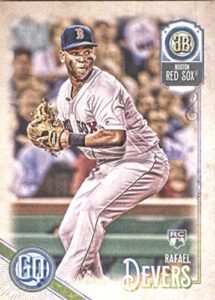 2018 topps gypsy queen #53 rafael devers boston red sox rookie baseball card - gotbaseballcards