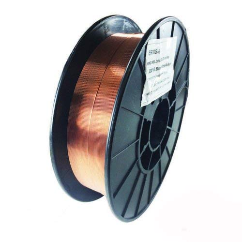 ER70S-6 .023 .030 .035-Inch on 10-Pound Spool Carbon Steel Mig Solid Welding Wire (.023" 10lb)