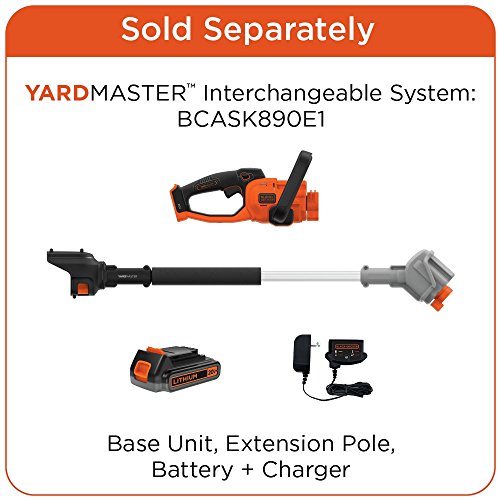 BLACK+DECKER YARDMASTER 20V MAX Leaf Blower Gutter Attachment (BCASBL70B)