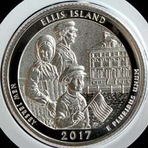 2017 S America the beautiful 2017 Enhanced Uncirculated Quarters All 5 SP No Box or COA Uncirculated