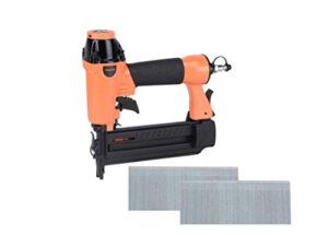 valu-air f50q 18 gauge pneumatic brad nailer 3/8” to 2” for cabinet, trim, baseboard, chair rail, and finish work